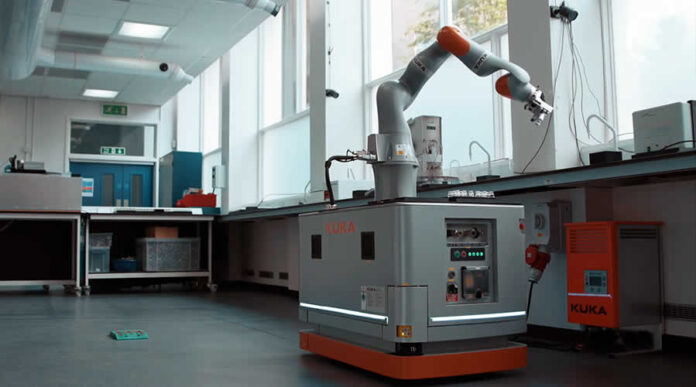Researchers developed an intelligent robotic lab assistant that carries ...